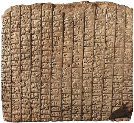 Museo Galileo - Vinum - Treaty between Ebla and Abarsal